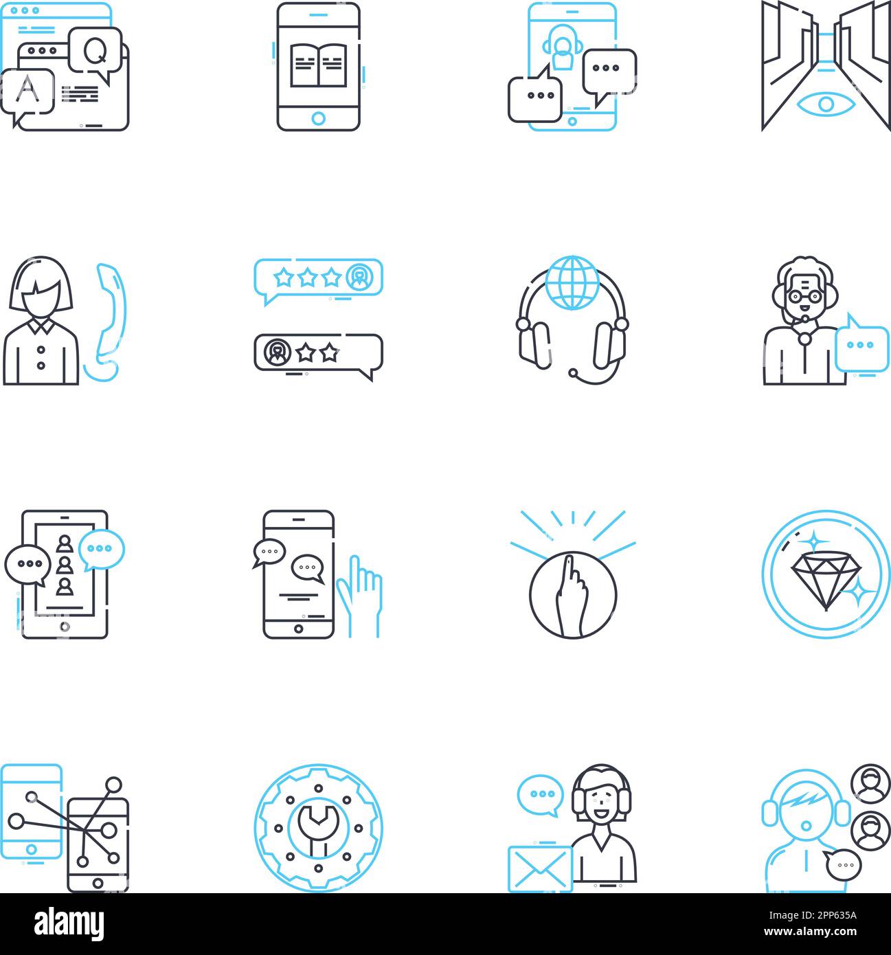 Guide steer linear icons set. Navigate, Direct, Pilot, Lead, Route ...