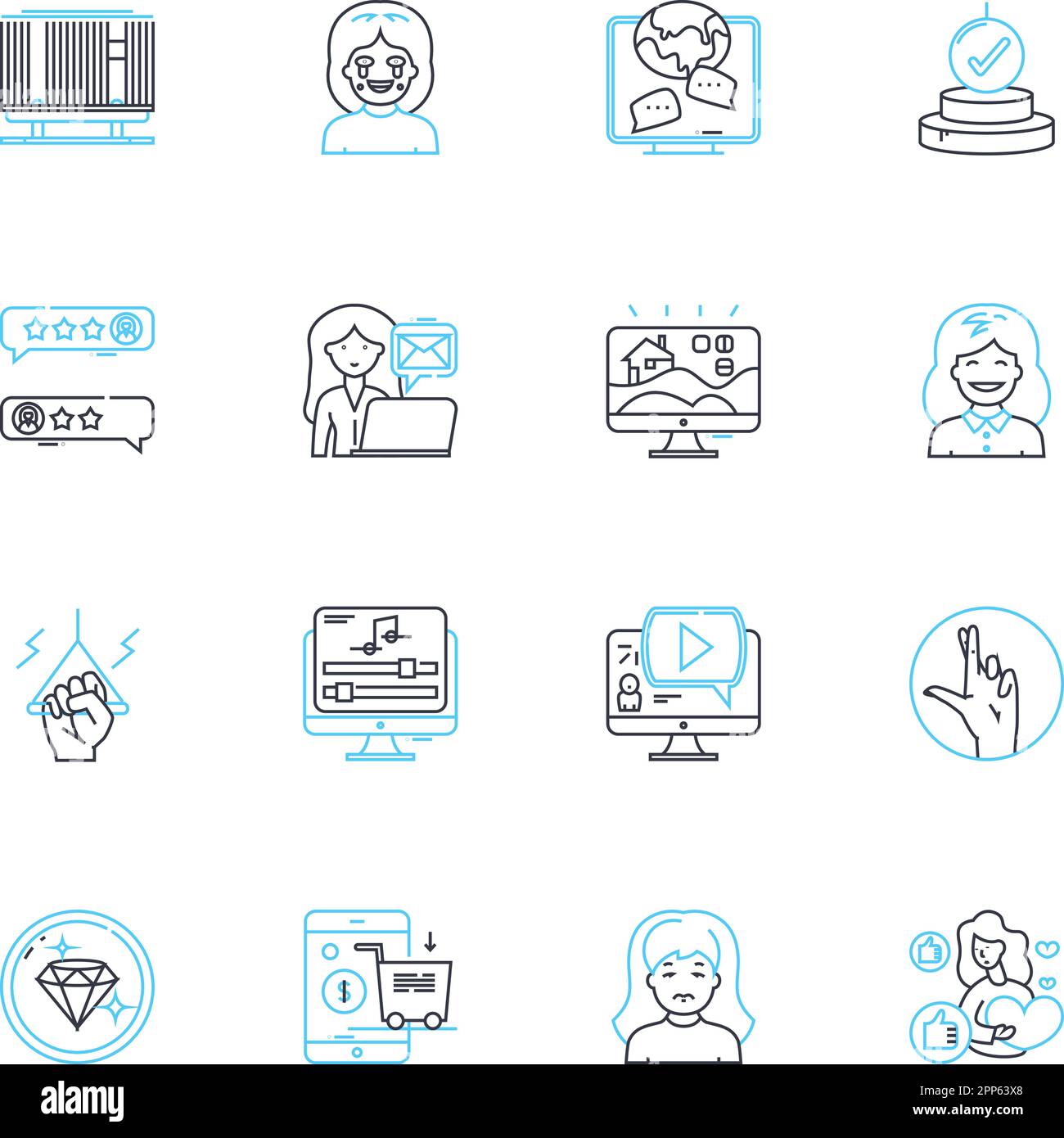 Influencer collaboration Stock Vector Images - Alamy