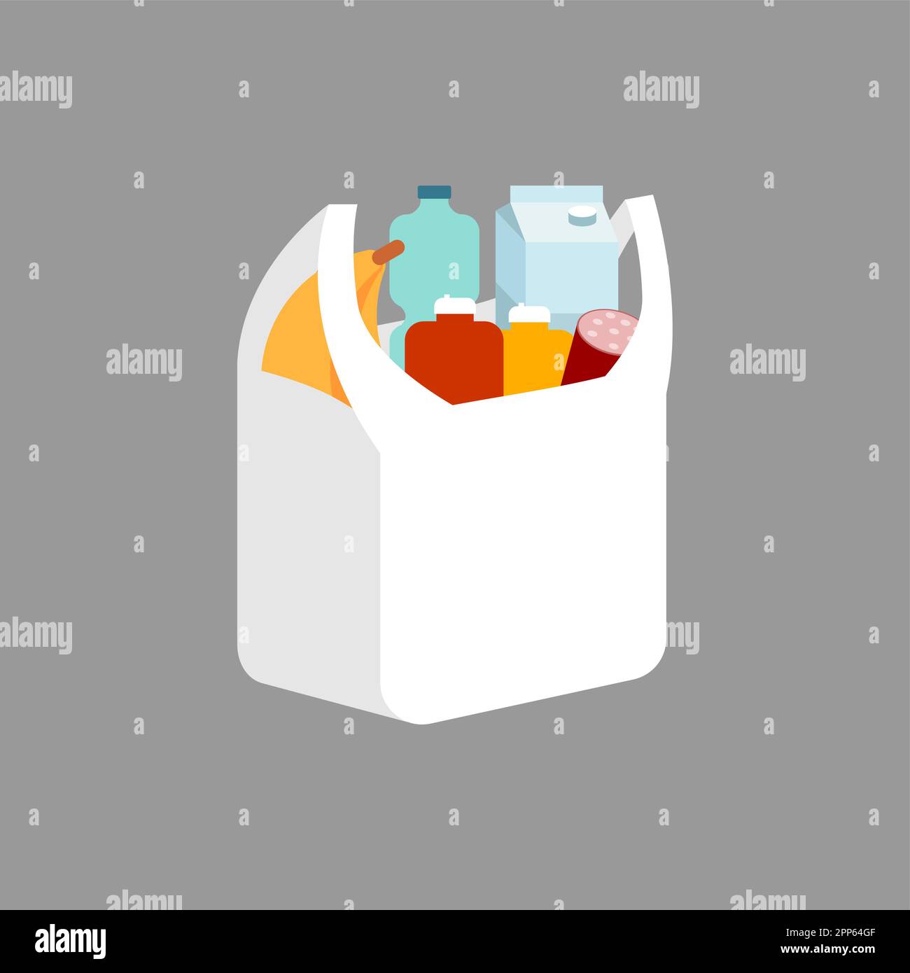 Package full food isolated. Food Vector illustration Stock Vector Image & Art - Alamy