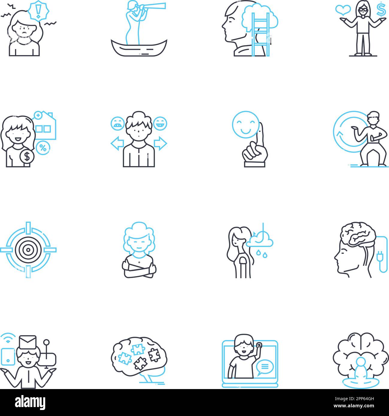 Time Efficiency Linear Icons Set Streamlined Productive Expedient Punctual Swiftness Agile
