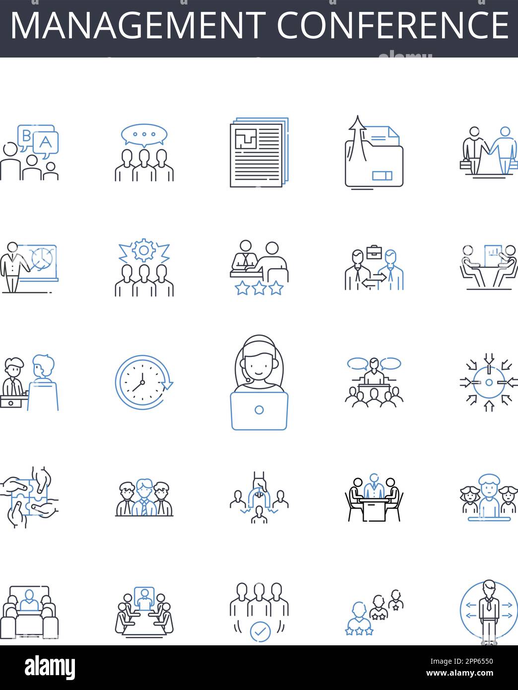 Managerial gathering Stock Vector Images - Alamy