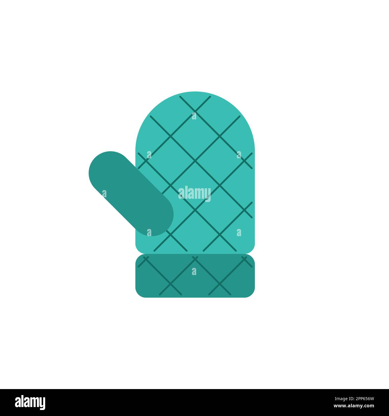 Hot glove isolated. Kitchen utensil. Vector illustration Stock Vector ...
