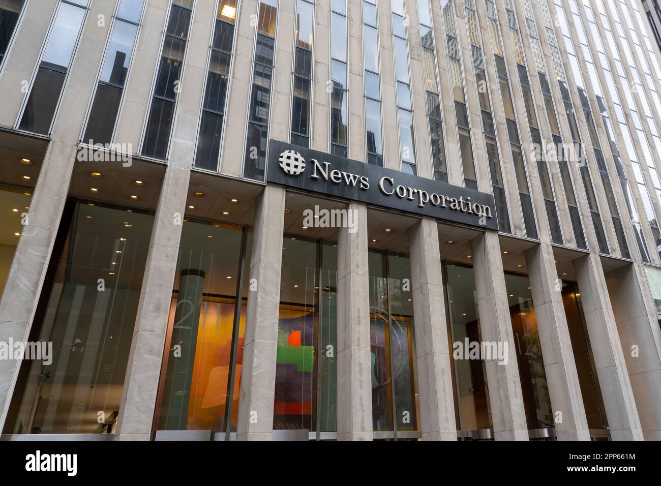 The News Corporation headquarters building in New York, NY, USA Stock ...