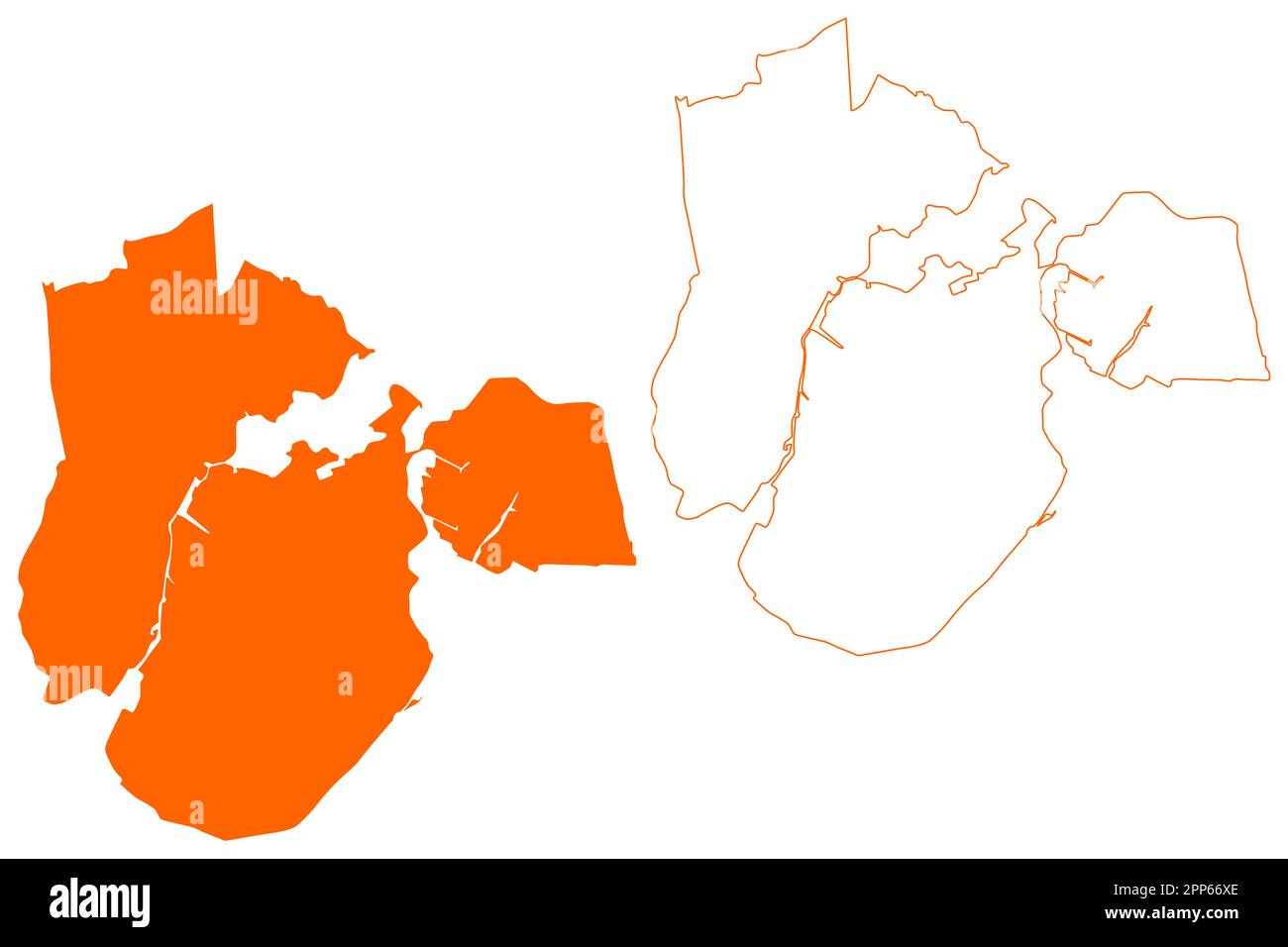 Uitgeest municipality (Kingdom of the Netherlands, Holland, North ...