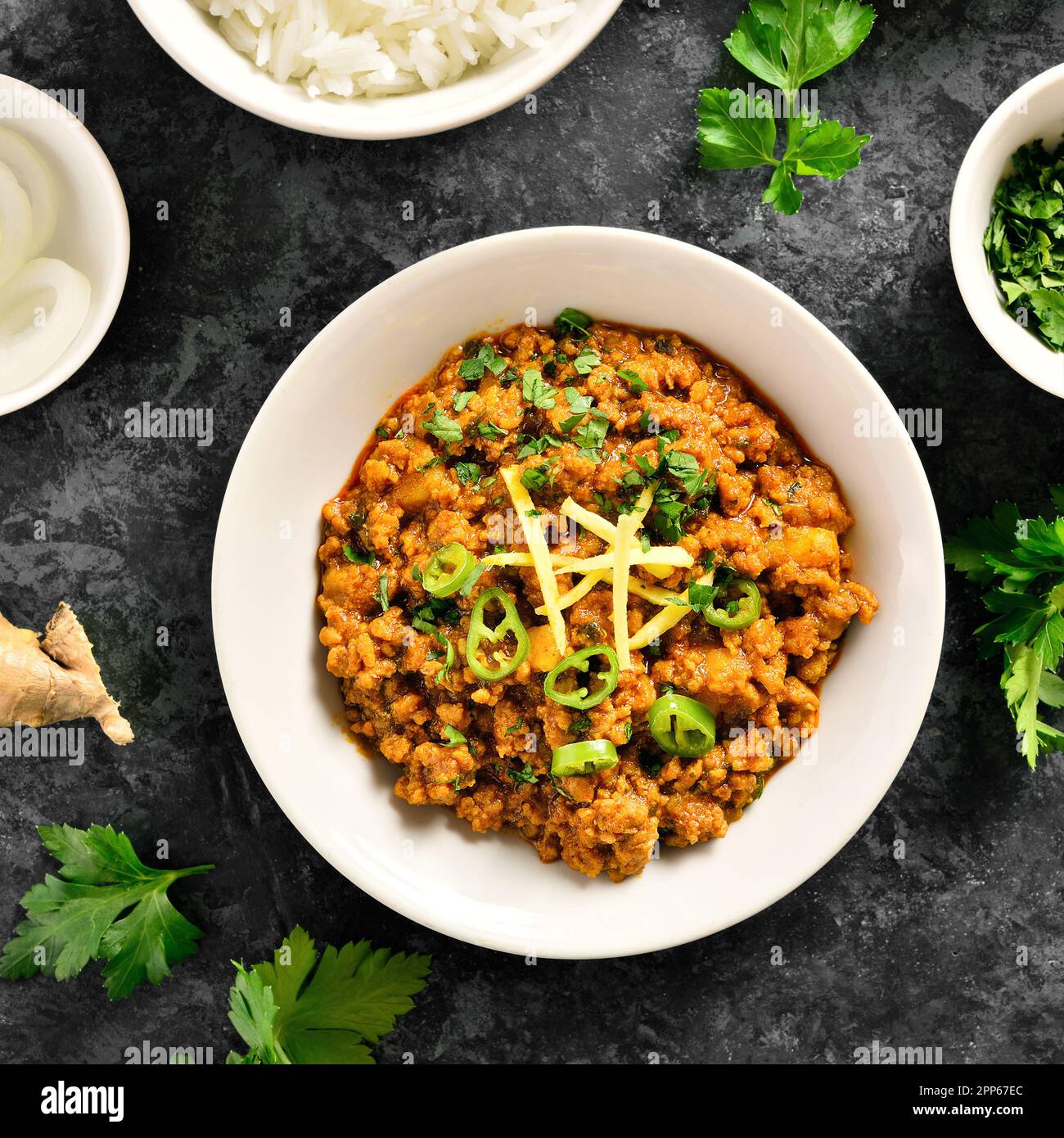 Keema with ground lamb hi-res stock photography and images - Alamy