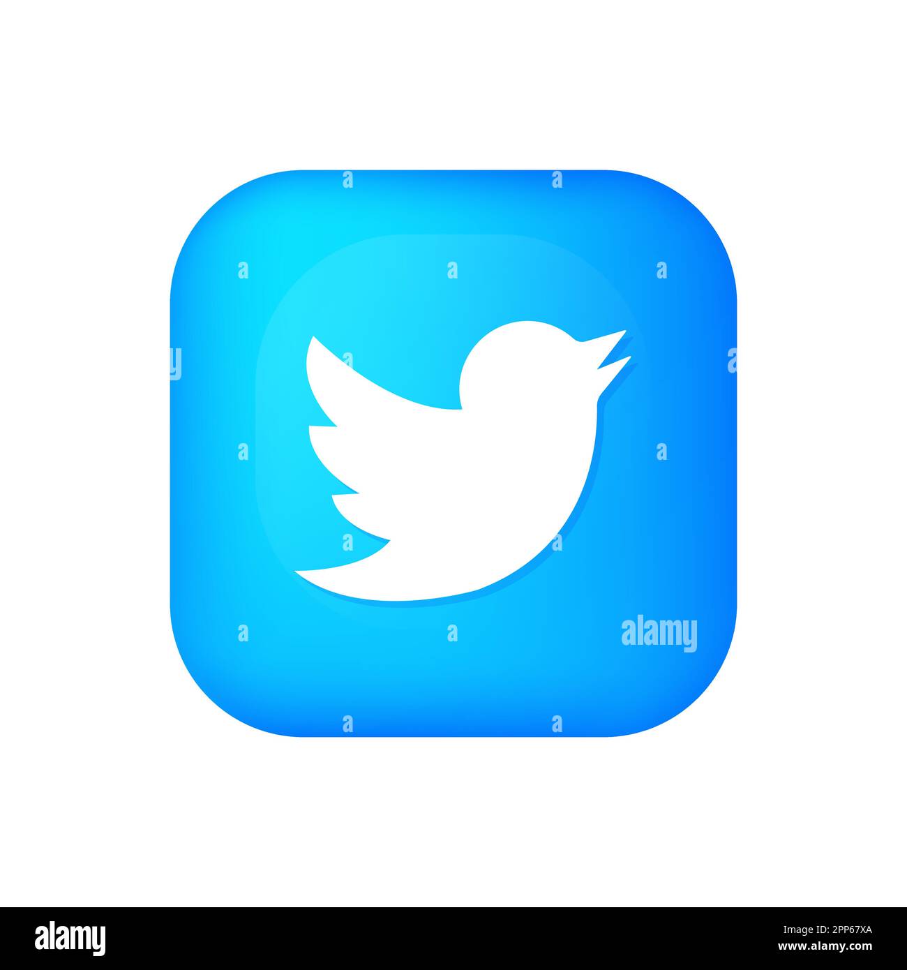 Twitter logos Stock Vector Images - Alamy