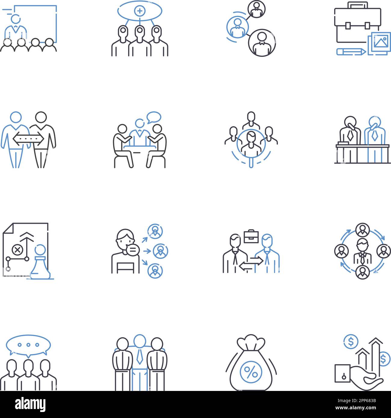 Success and achievement line icons collection. Victory, Attainment ...
