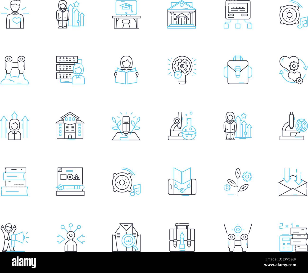 Charity and humanitarianism linear icons set. Philanthropy, Giving ...