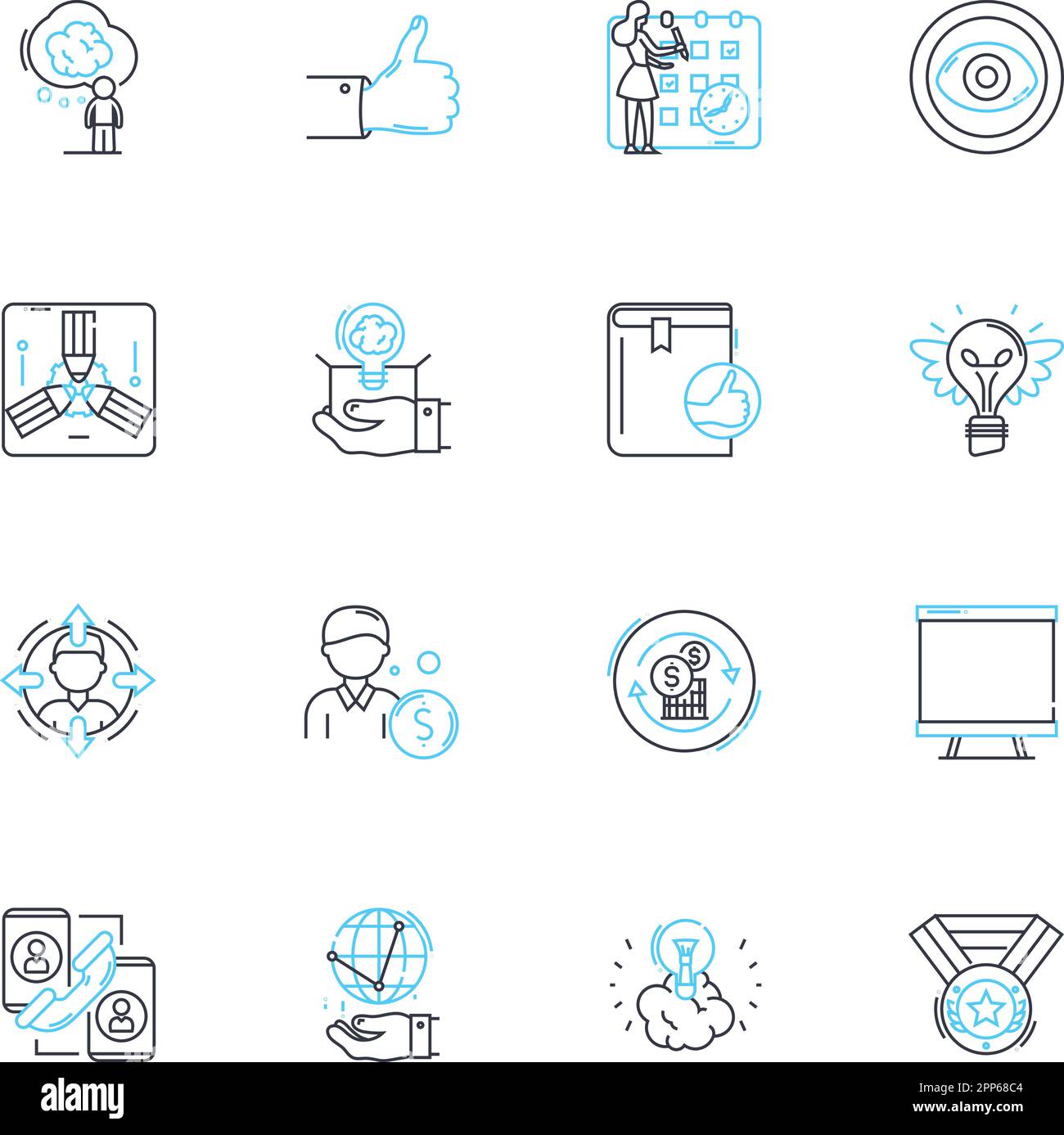 Big large linear icons set. Gigantic, Oversized, Enormous, Massive ...