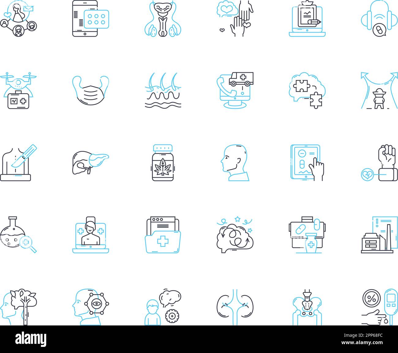 Frame linear icons set. Border, Edge, Rim, Surrounding, Perimeter ...