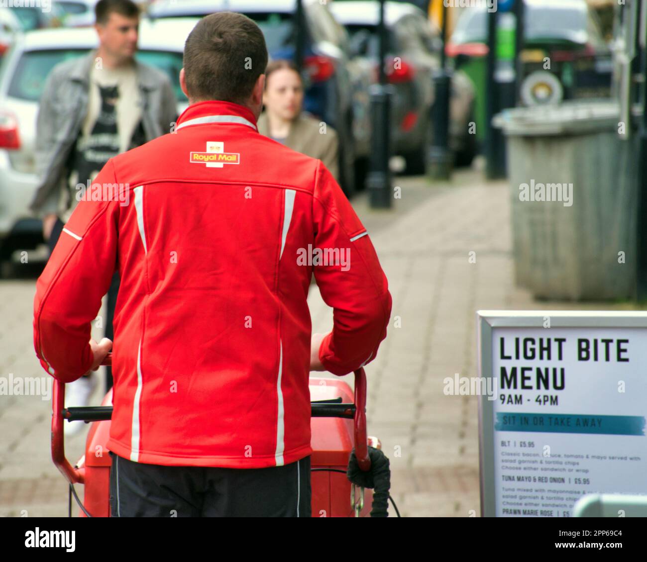 Royal mail postman scotland hi-res stock photography and images - Alamy