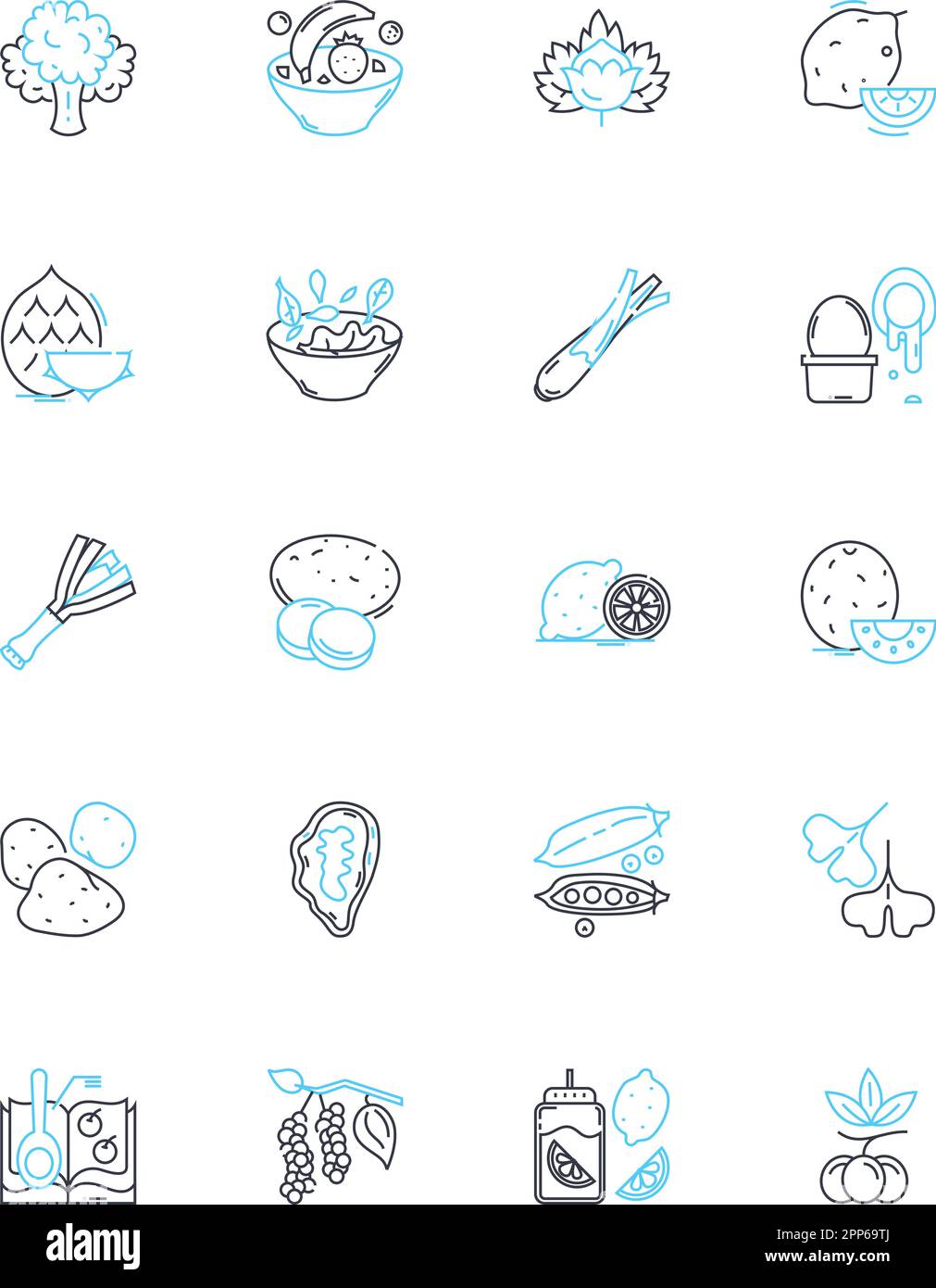 Organic energy linear icons set. Renewables, Sustainable, Natural ...