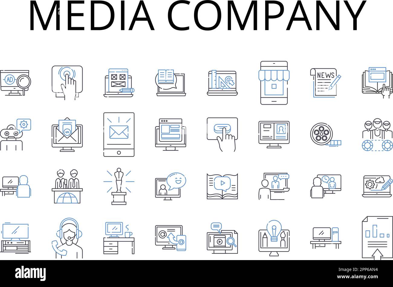 Tv station video editing Stock Vector Images - Alamy