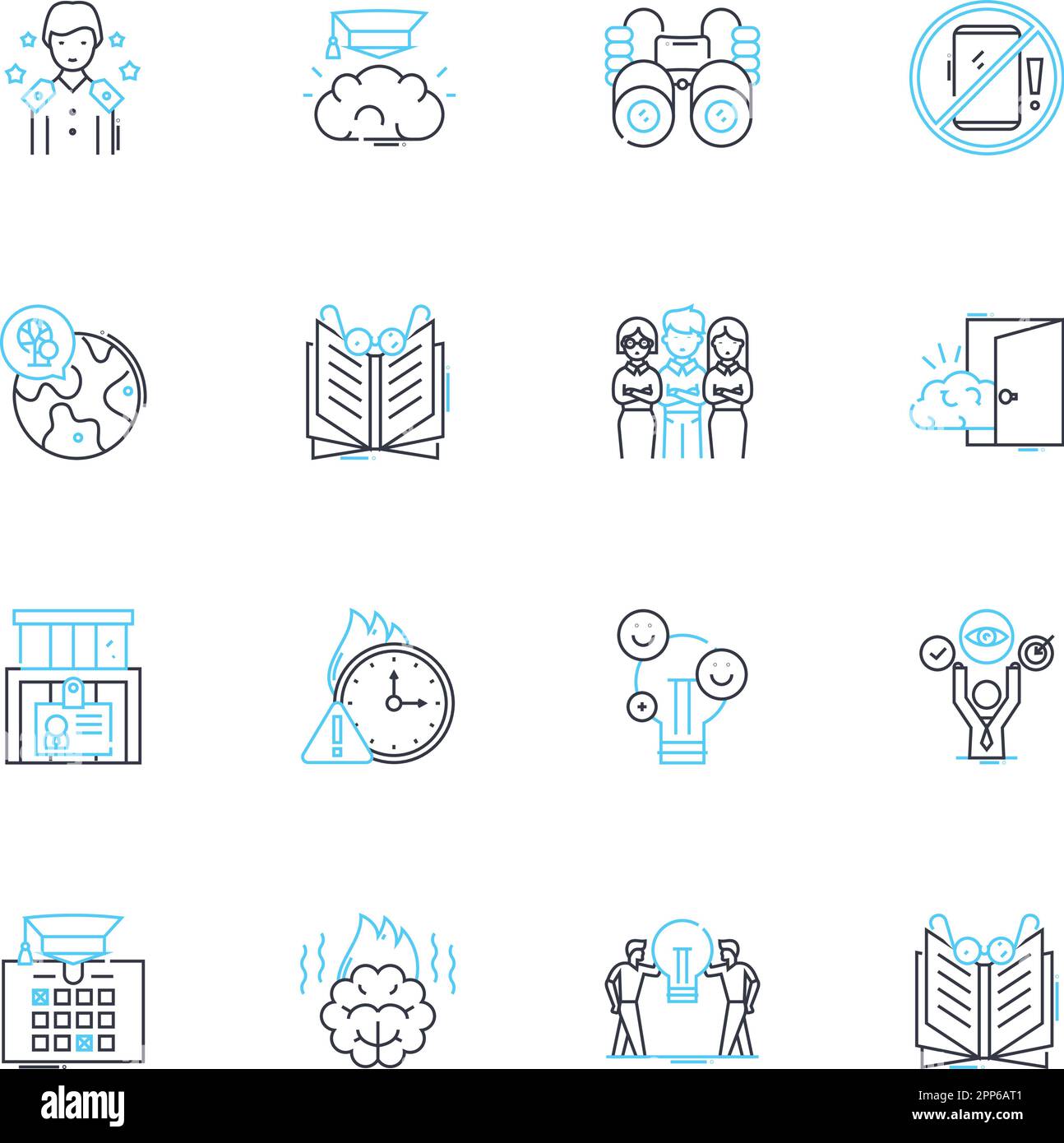 Creativity and innovation linear icons set. Imagination, Ingenuity ...