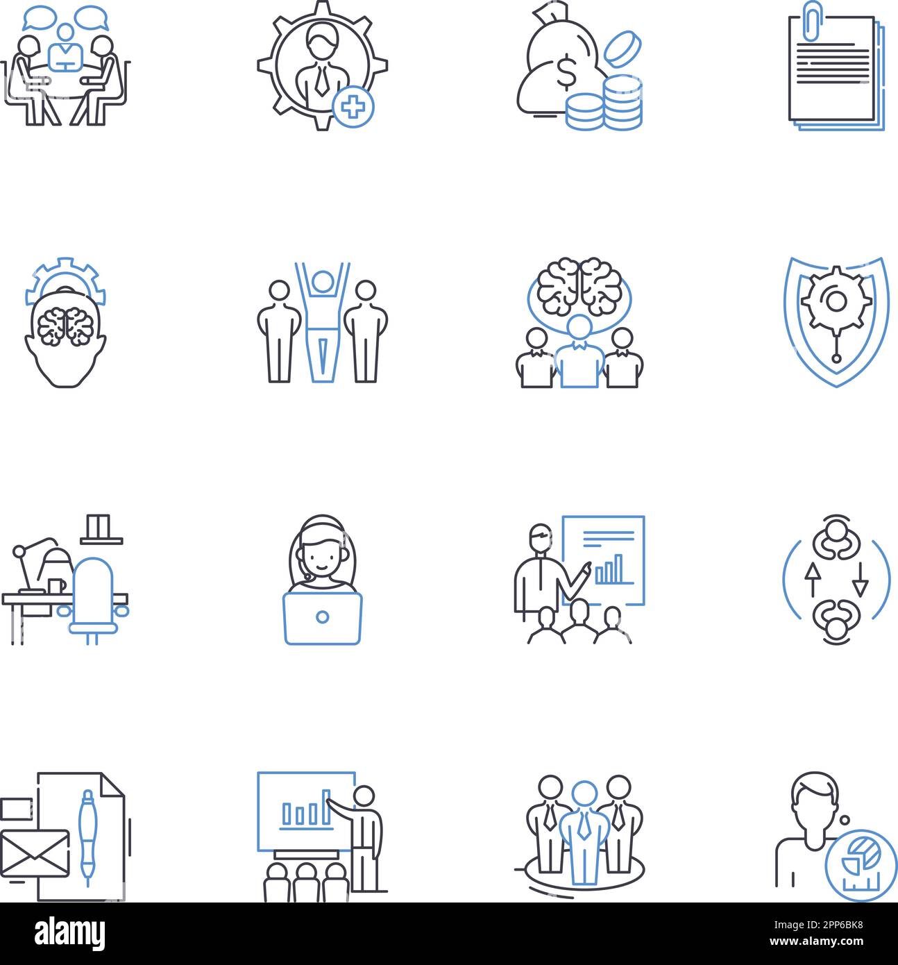 Operation technology line icons collection. Automation, Sensors ... Operation technology line icons collection. Automation, Sensors ...