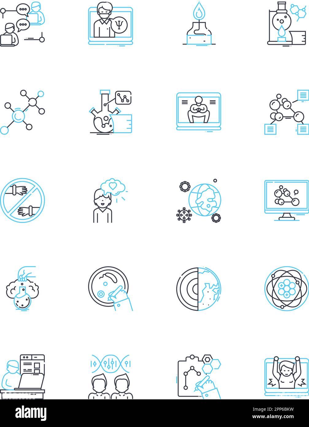 Justice fairness linear icons set. Equity, Impartiality, Equality ...
