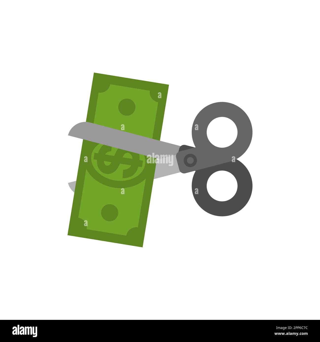 Budget cut finance scissors Stock Vector Images - Alamy
