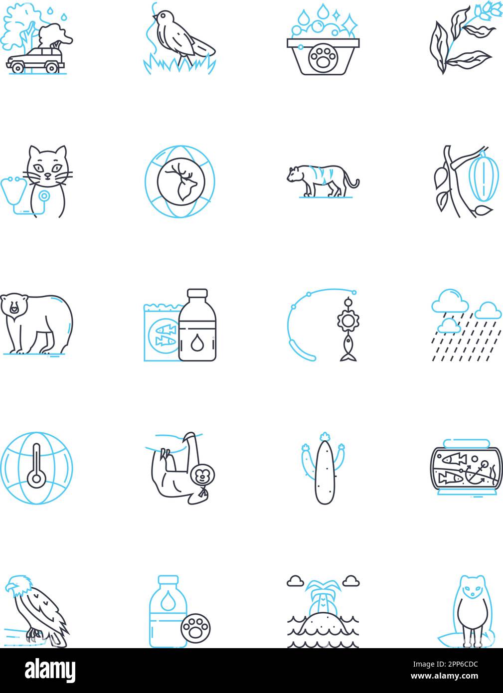 Quirky icons Cut Out Stock Images & Pictures - Alamy