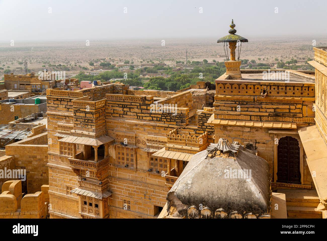 View of the city from Jaisalmer Fort, Rajastan, India Stock Photo - Alamy
