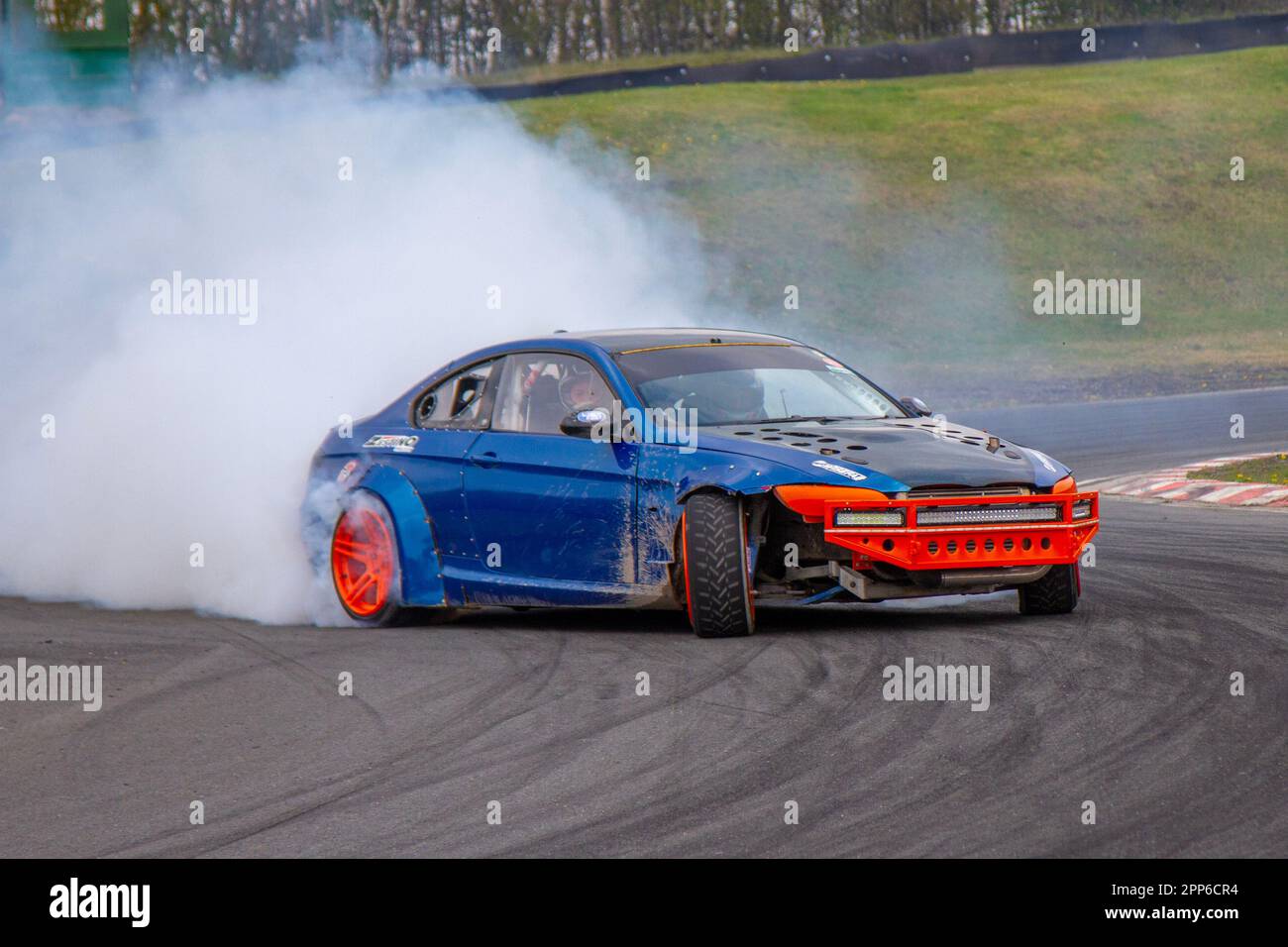 Modified BM E12 with Chevrolet engine at Three Sisters Race Circuit ...