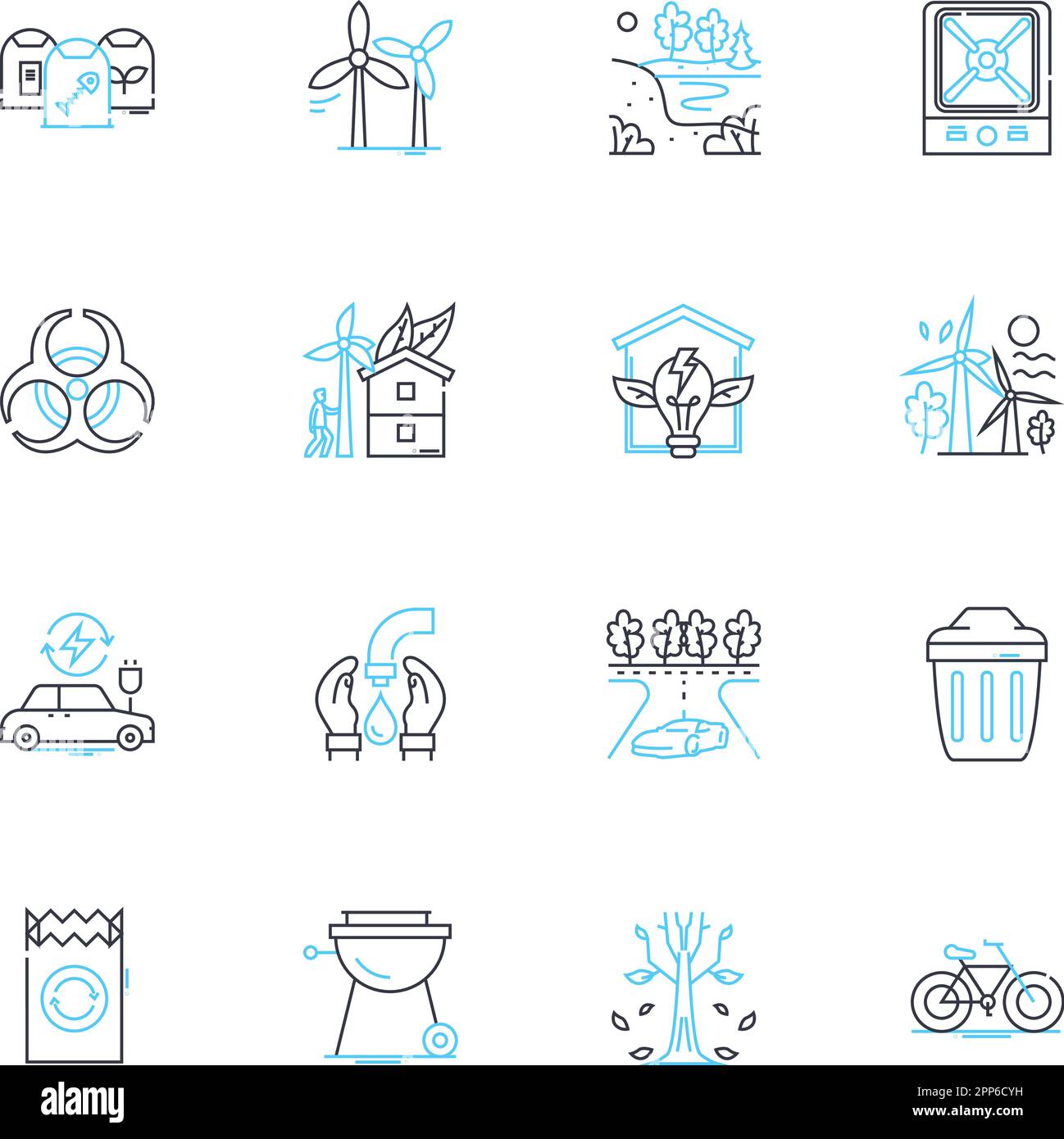 Tidy House Linear Icons Set Cleanliness Organization Declutter Minimalism Neatness