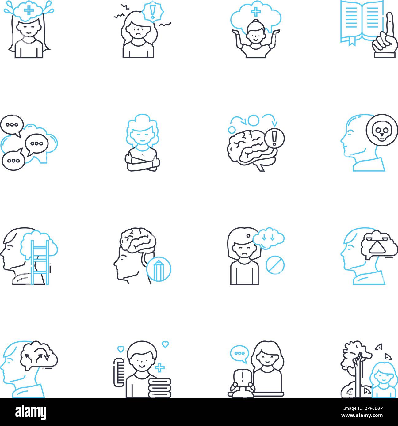 Gratitude and appreciation linear icons set. Tthankful, Appreciative ...