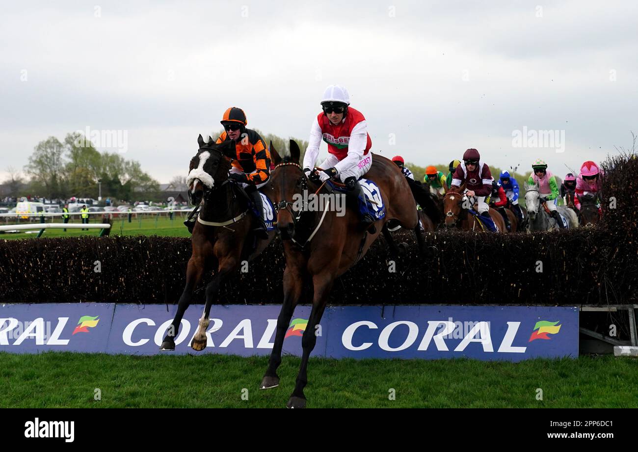 Runners and riders taking part in the Coral Scottish Grand National ...