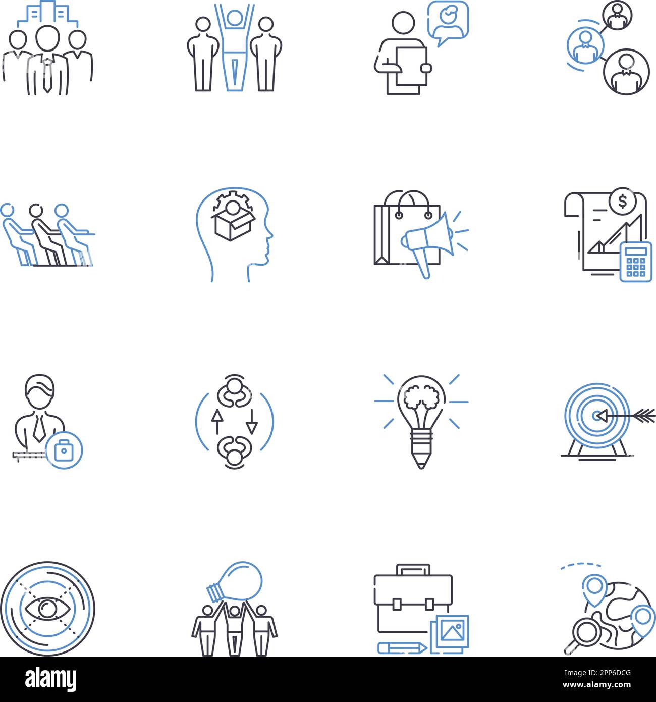 Primary syndicate line icons collection. Unity, Syndication, Primary ...