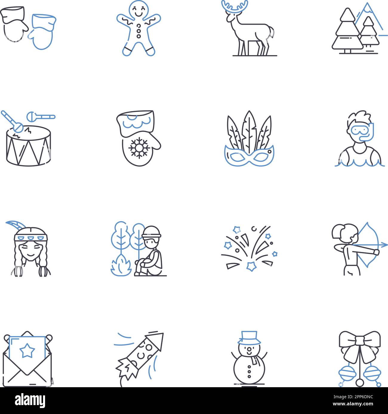 Rest line icons collection. Rejuvenation, Refreshment, Revitalization ...