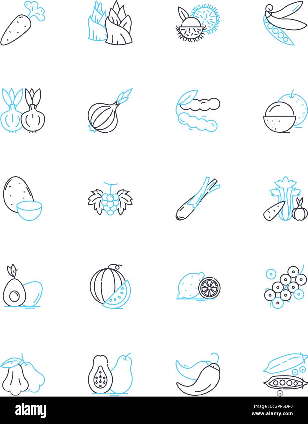 Corner store linear icons set. Snacks, Convenience, Neighborhood ...