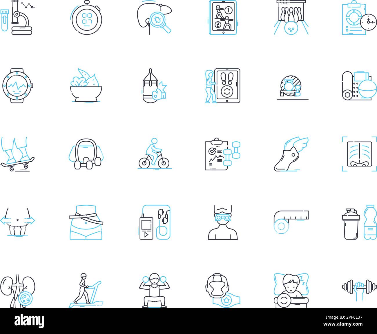 Mental health linear icons set. Anxiety, Depression, Therapy, Stress ...
