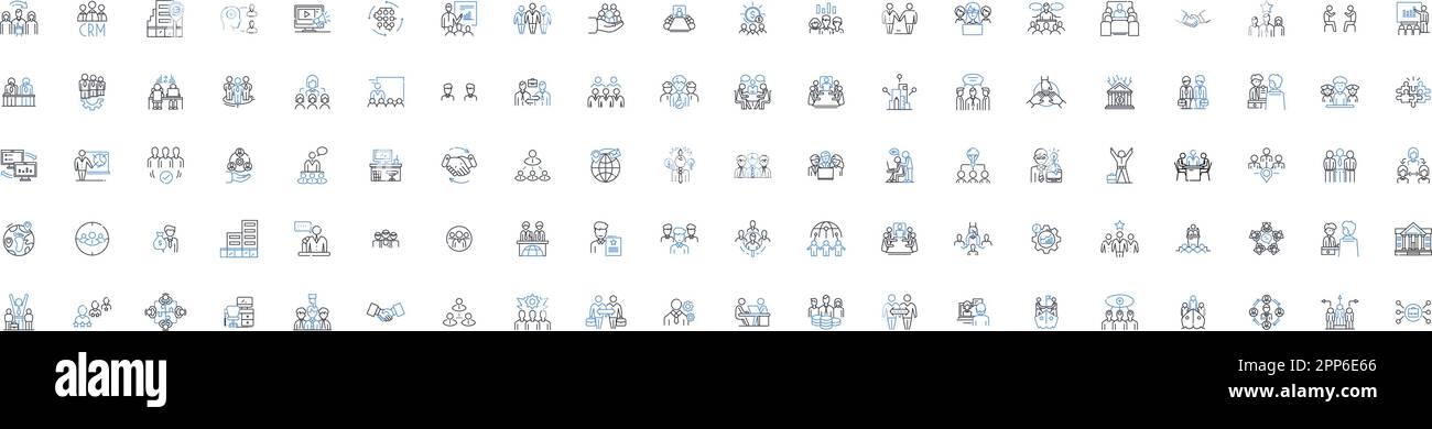 Pair line icons collection. Couple, Match, Duo, Twosome, Ensemble, Set ...