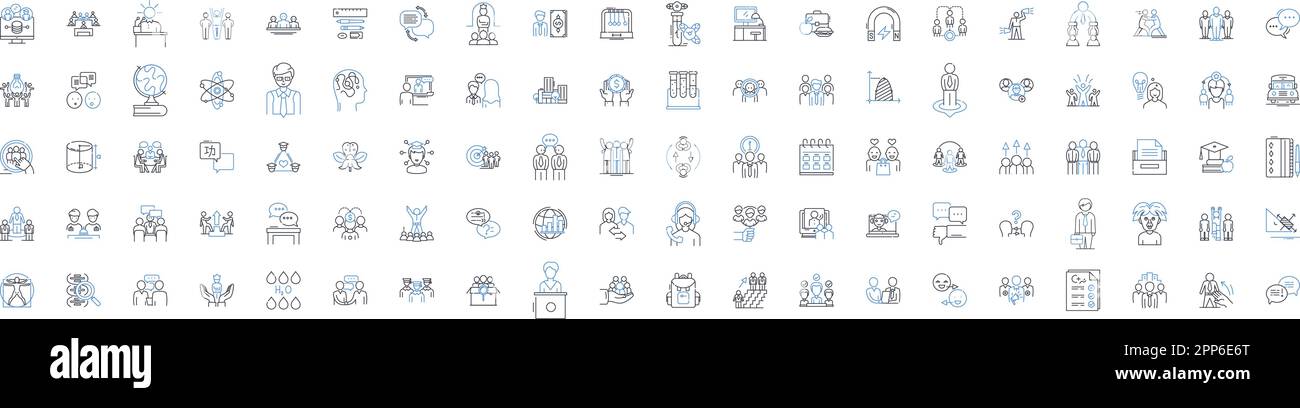 Guidance and Direction line icons collection. Navigation, Mentorship, Leadership, Insight ...