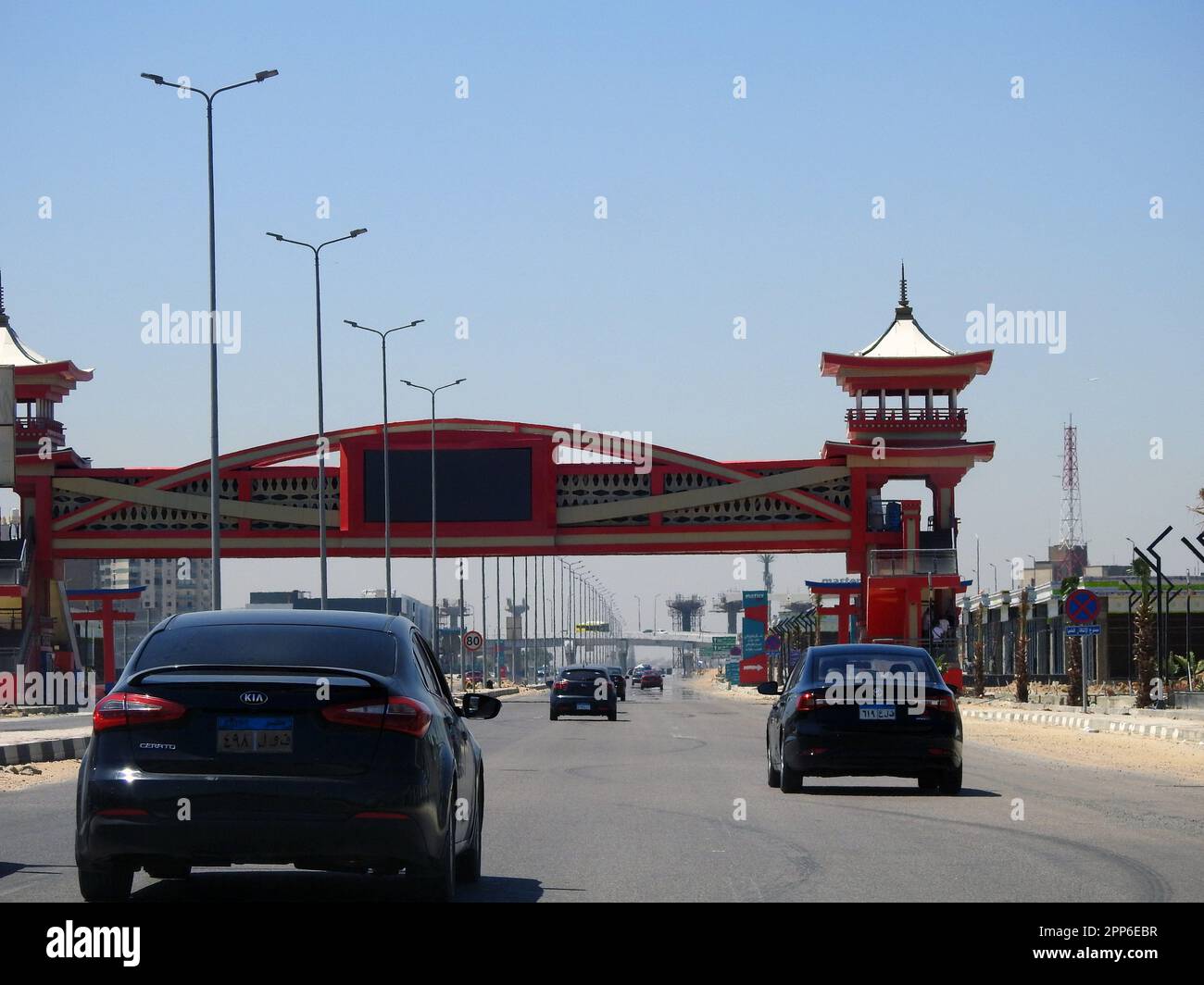 Cairo, Egypt, April 16 2023: Shinzo Abe axis patrol highway in Egypt ...