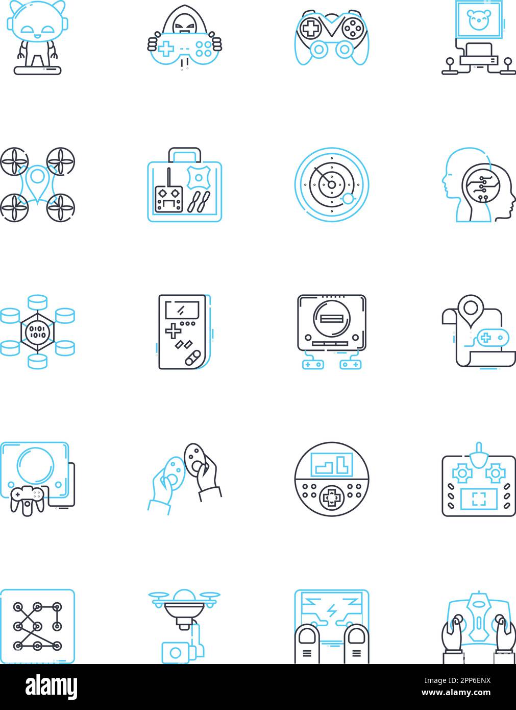 Cybersecurity linear icons set. Malware, Encryption, Firewall, Phishing ... Cybersecurity linear icons set. Malware, Encryption, Firewall, Phishing ...