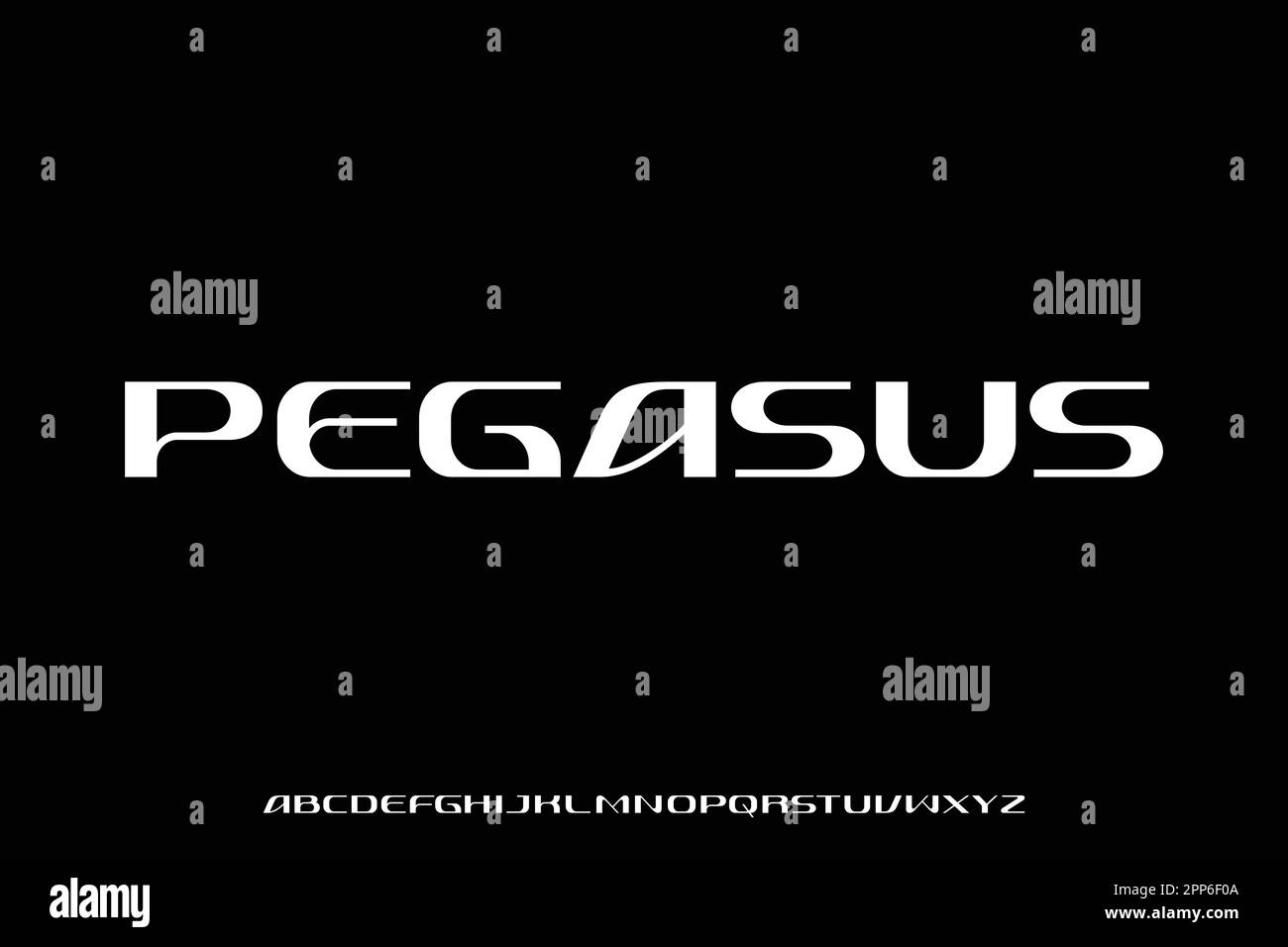 Unique elegant modern alphabets display font vector Stock Vector Image ...