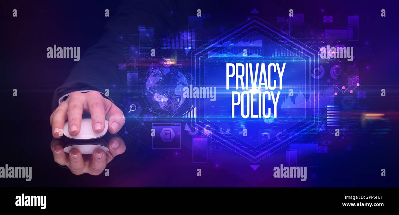 hand holding wireless peripheral, cyber security concept Stock Photo ...