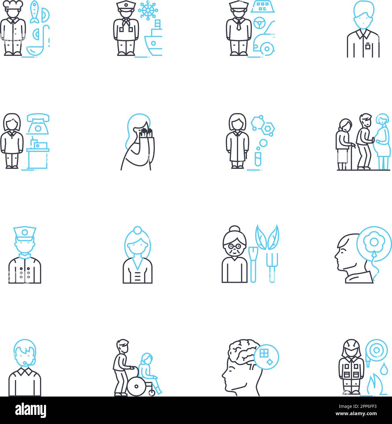 Internationalization Linear Icons Set Globalization Localization