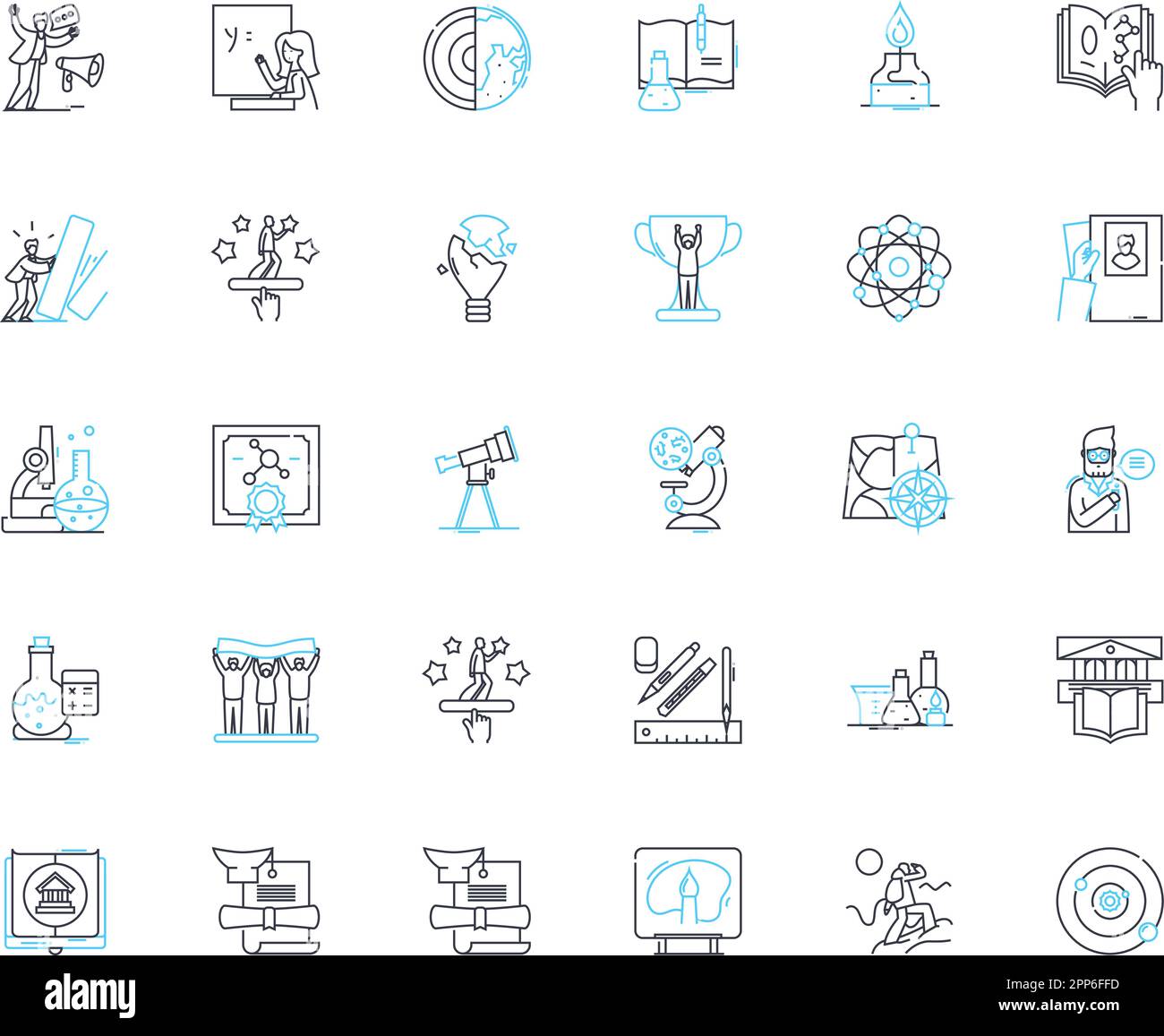 School linear icons set. Education, Learning, Teaching, Students ... School linear icons set. Education, Learning, Teaching, Students ...