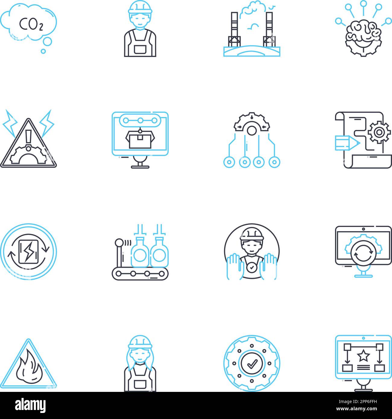Technological Workshop linear icons set. Innovation, Creativity, Coding ... Technological Workshop linear icons set. Innovation, Creativity, Coding ...