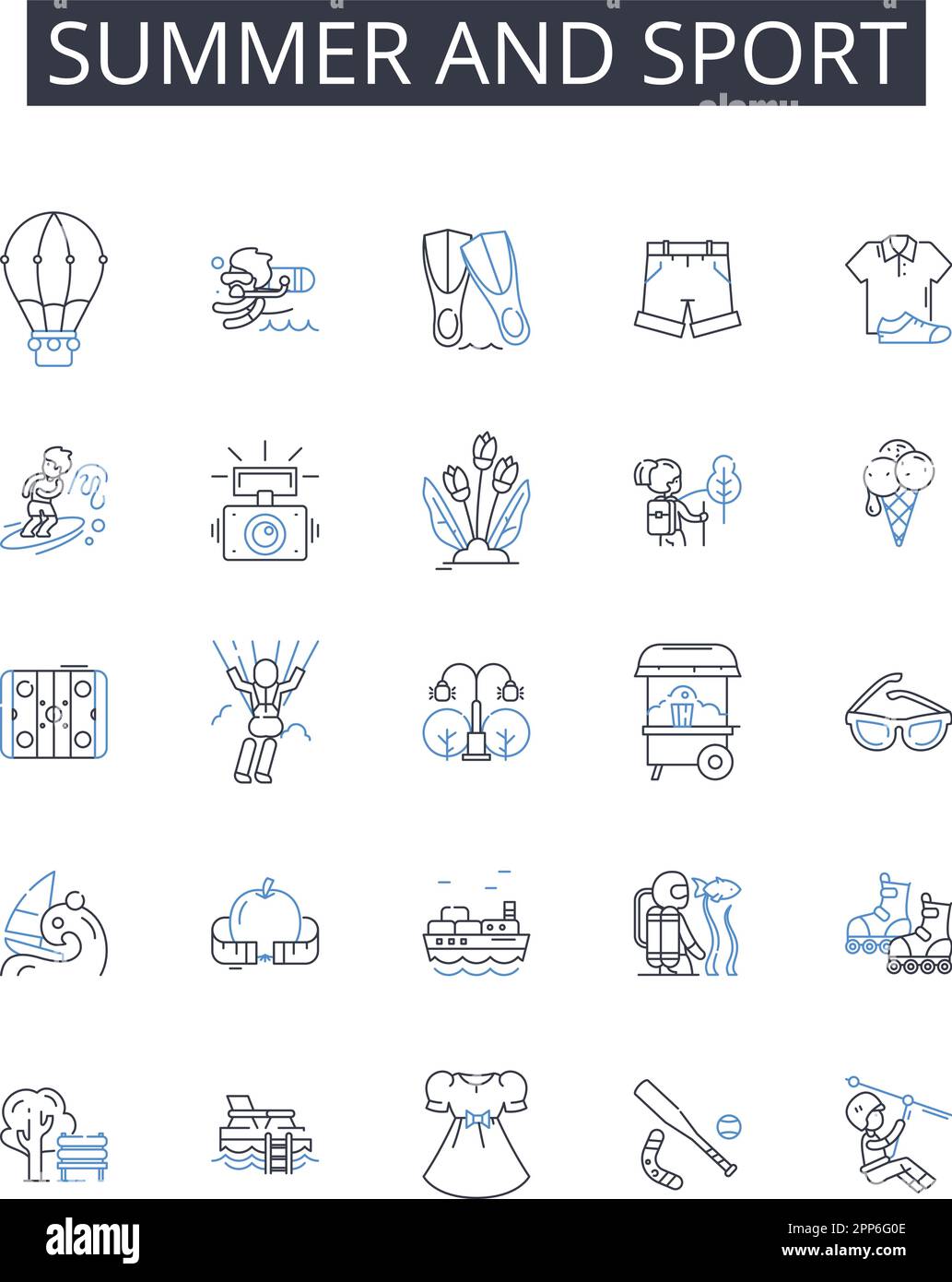 Relaxing weather and physical activity Stock Vector Images - Alamy