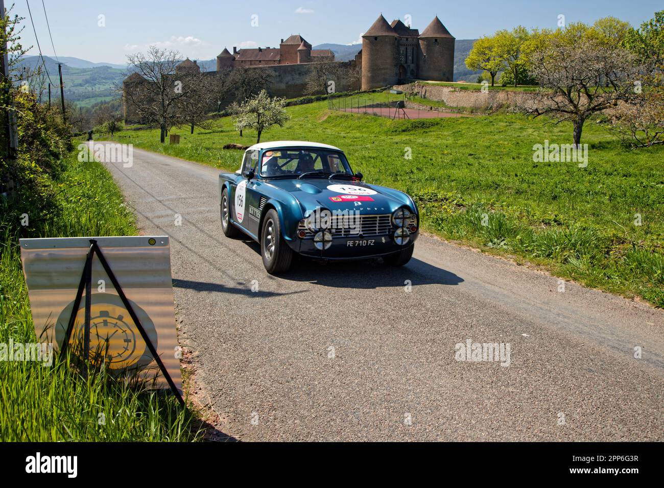 BERZE, FRANCE, April 19, 2023 : From April 17 to 22, 32nd Tour Auto ...
