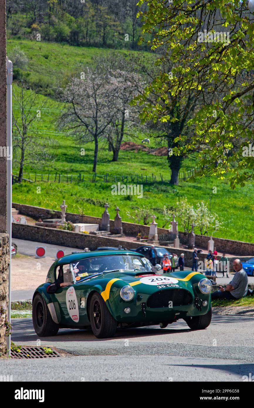 BERZE, FRANCE, April 19, 2023 : From April 17 to 22, 32nd Tour Auto ...