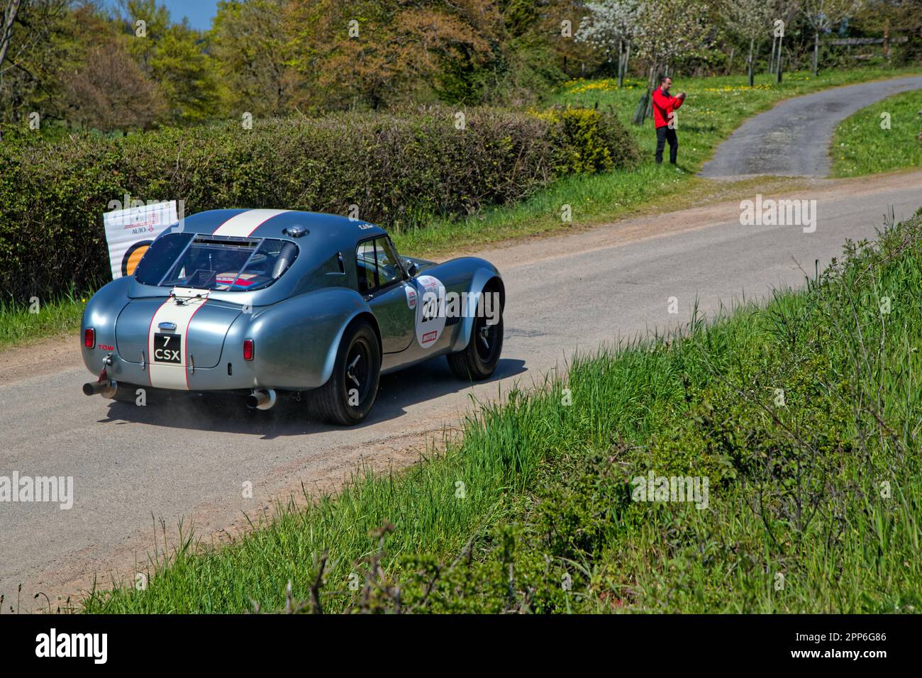 BERZE, FRANCE, April 19, 2023 : From April 17 to 22, 32nd Tour Auto ...