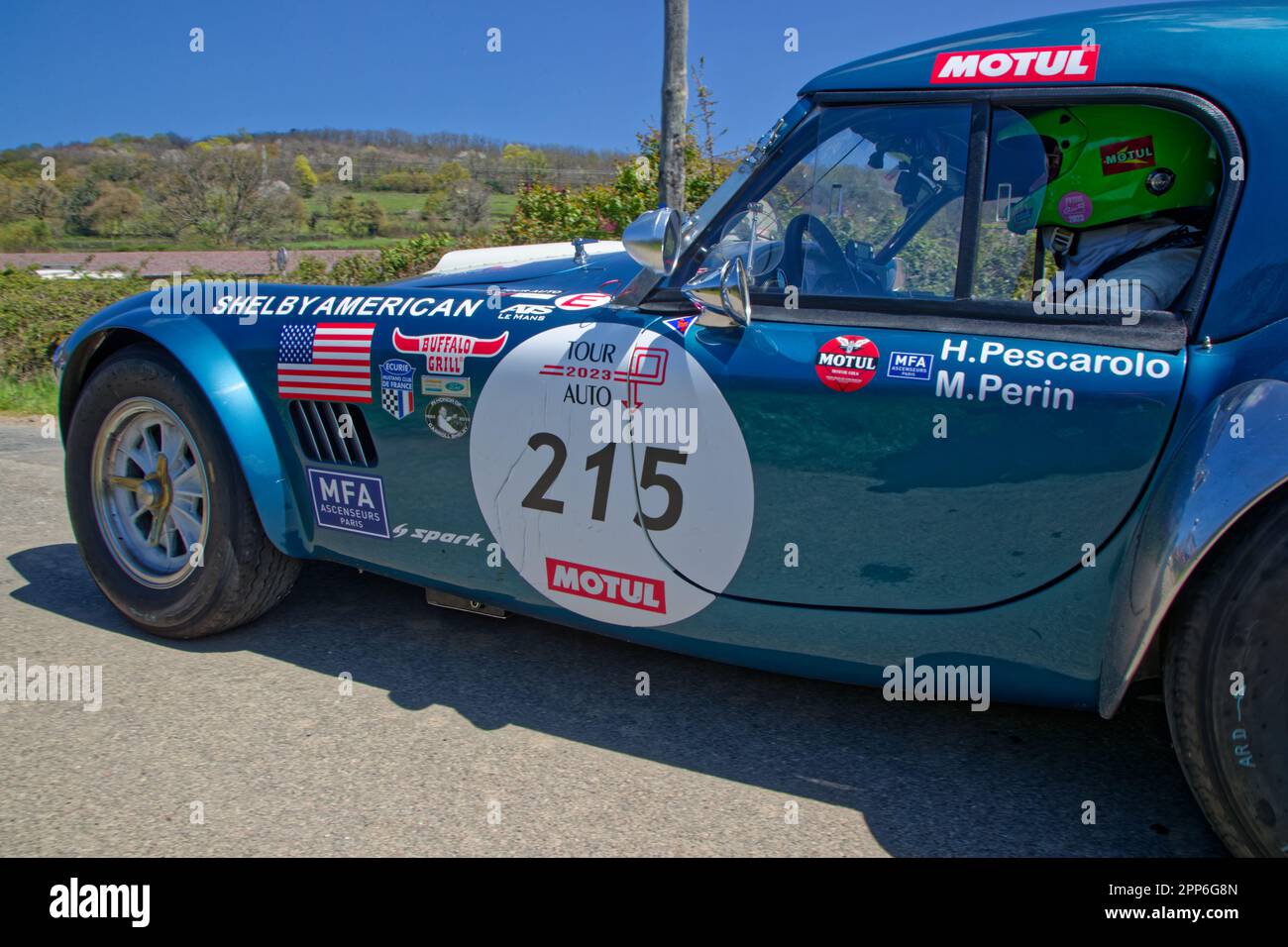 BERZE, FRANCE, April 19, 2023 : From April 17 to 22, 32nd Tour Auto ...