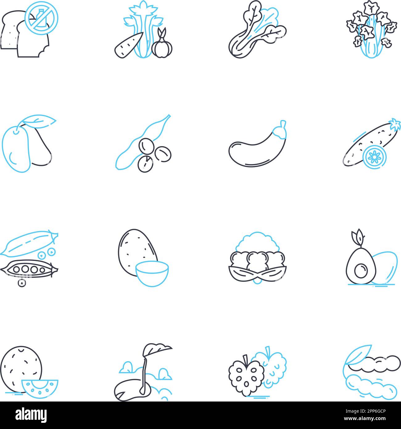 Retail store linear icons set. Shop, Store, Boutique, Emporium ...