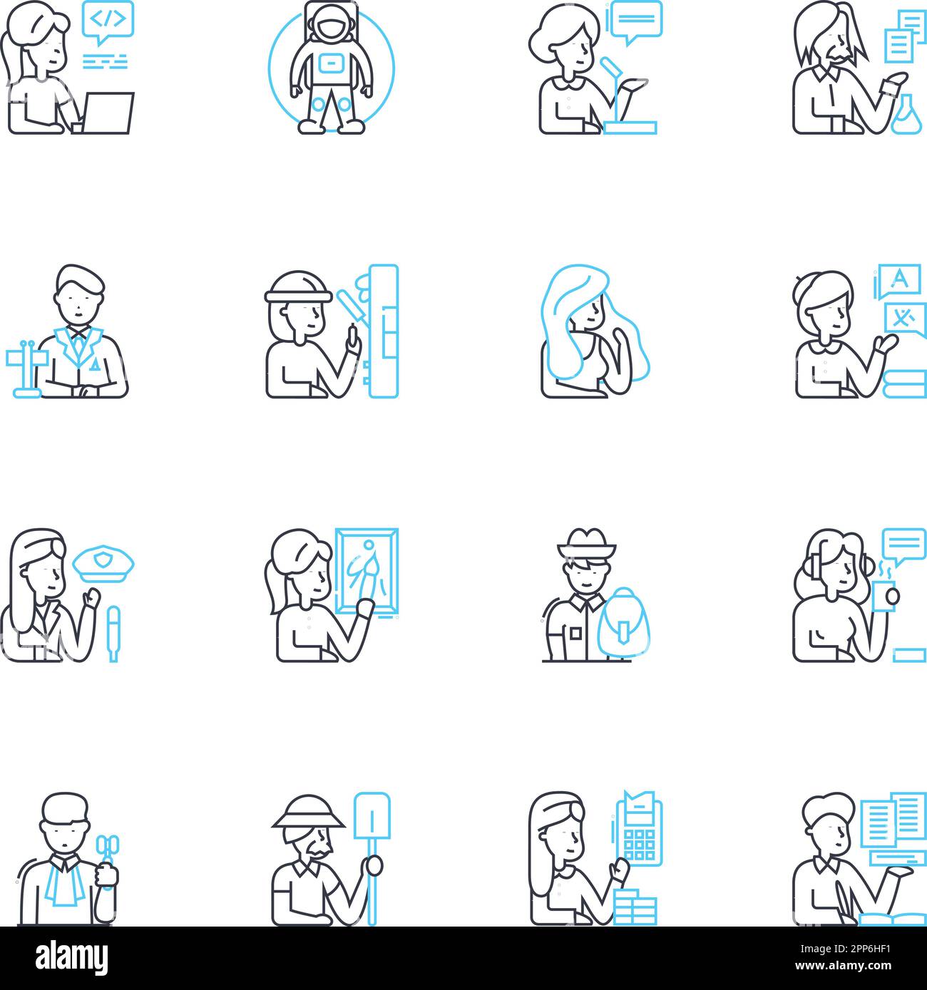 My-making schemes linear icons set. Crafting, Entrepreneurship ...