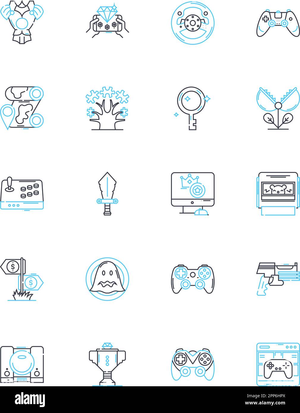 Scorekeeping linear icons set. Scoring, Points, Tallying, Recordkeeping ...