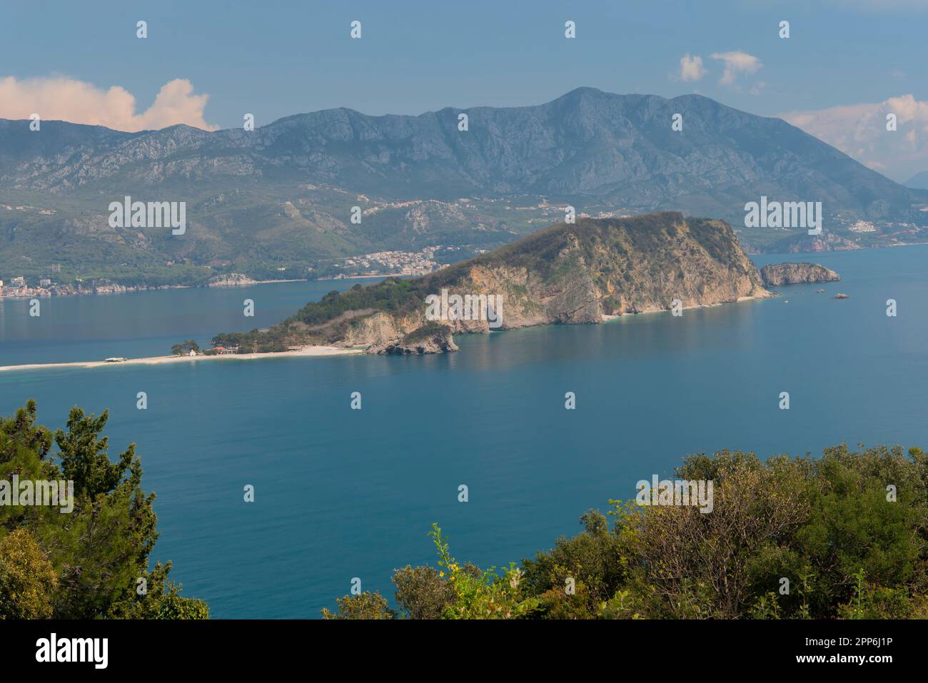 Saint Nicholas Island in Budva, Montenegro Stock Photo - Alamy