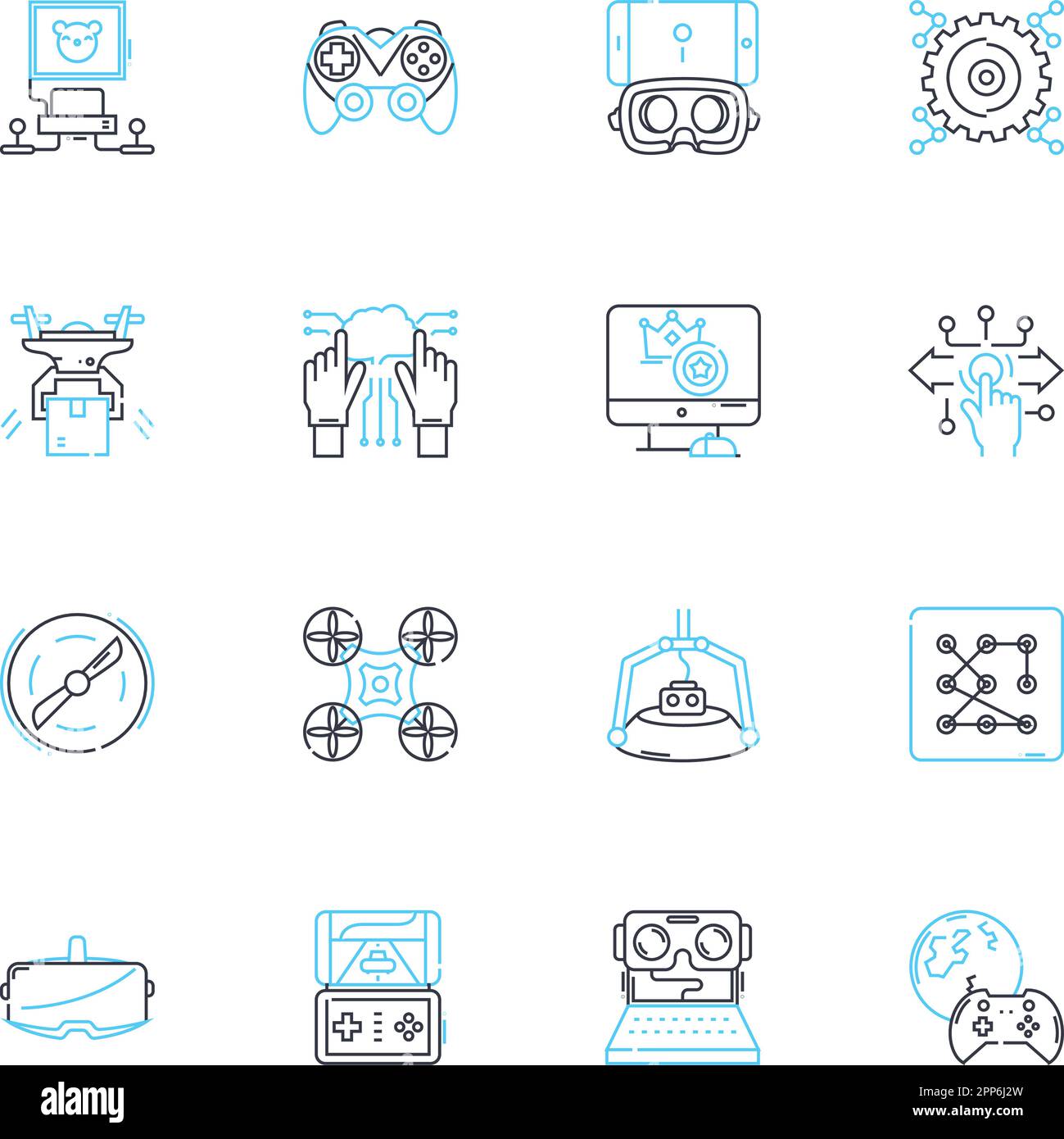 Digital innovation linear icons set. Disruptive, Agile, Scalable ... Digital innovation linear icons set. Disruptive, Agile, Scalable ...
